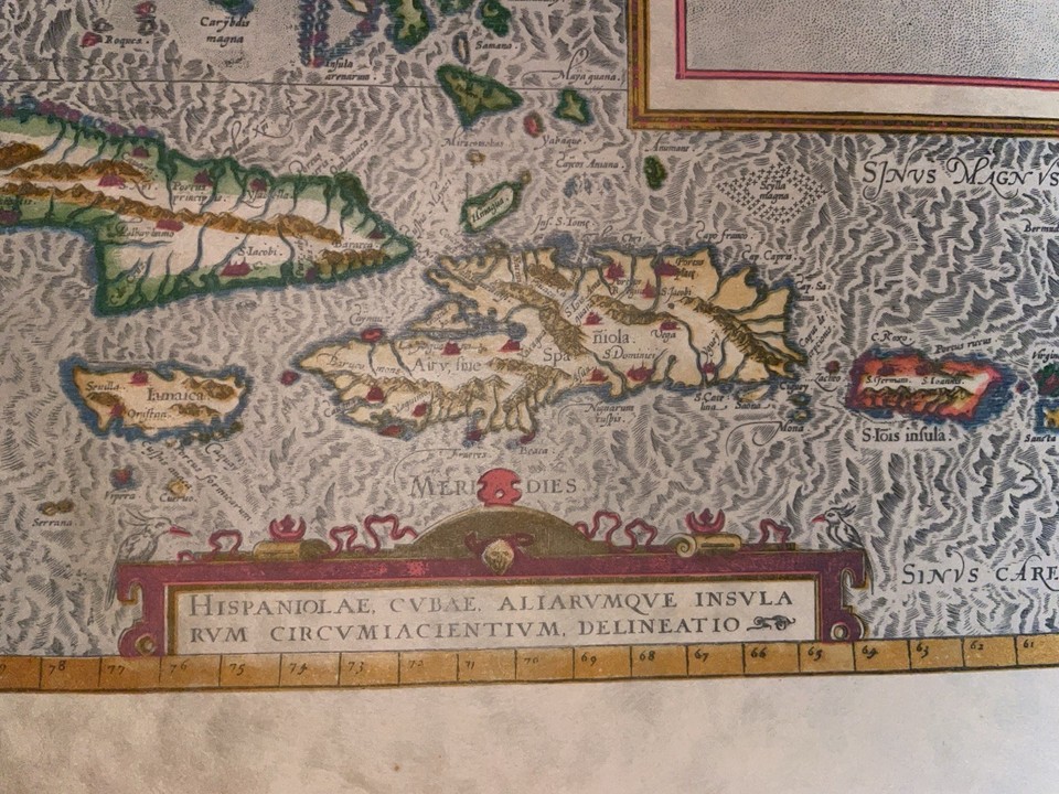 Old Maps And Charts Of The Caribbean W. Indies/ Sea Chart Hispaniola | eBay