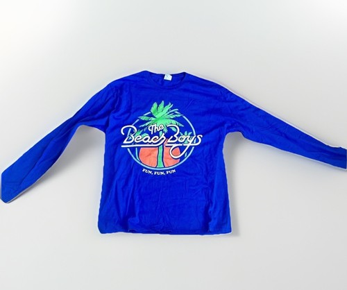 The Beach Boys Fun Fun Fun Long Sleeve Shirt XL Blue Port & Co Ring ...