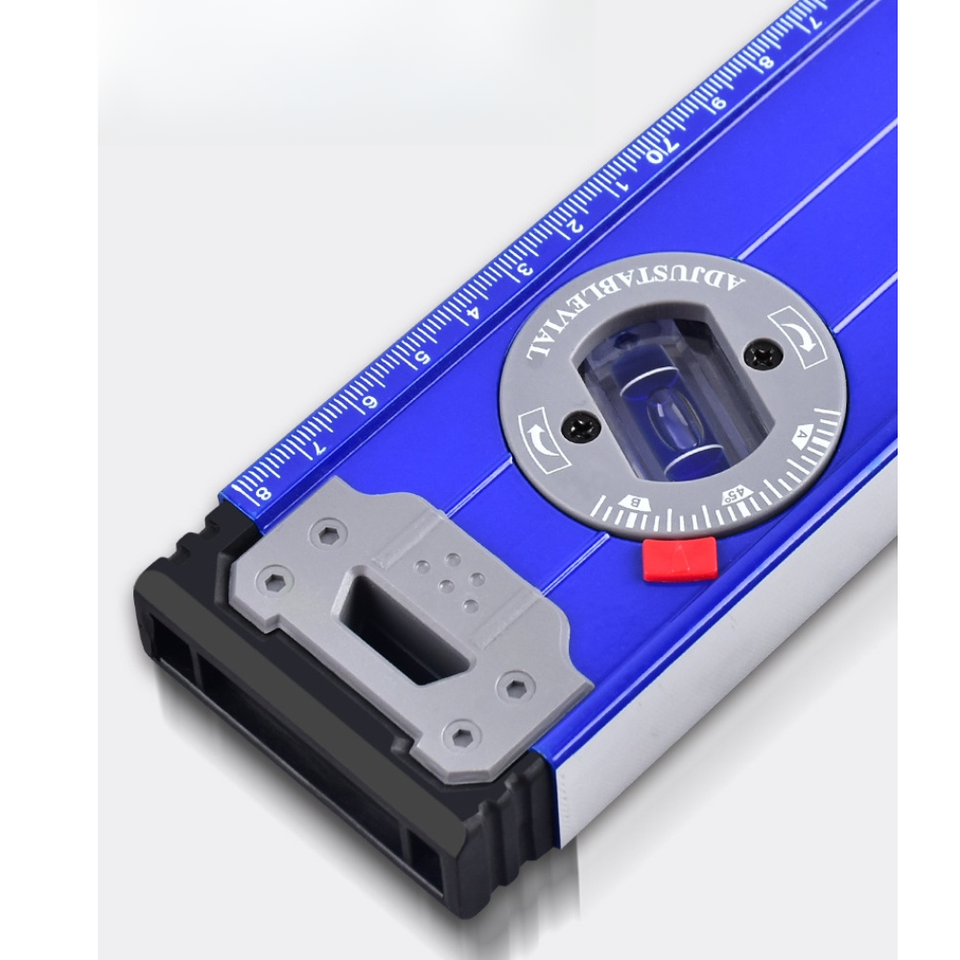 Measuring Tool Magnetic Level Aluminum Ruler Clear Measurement Markings ...