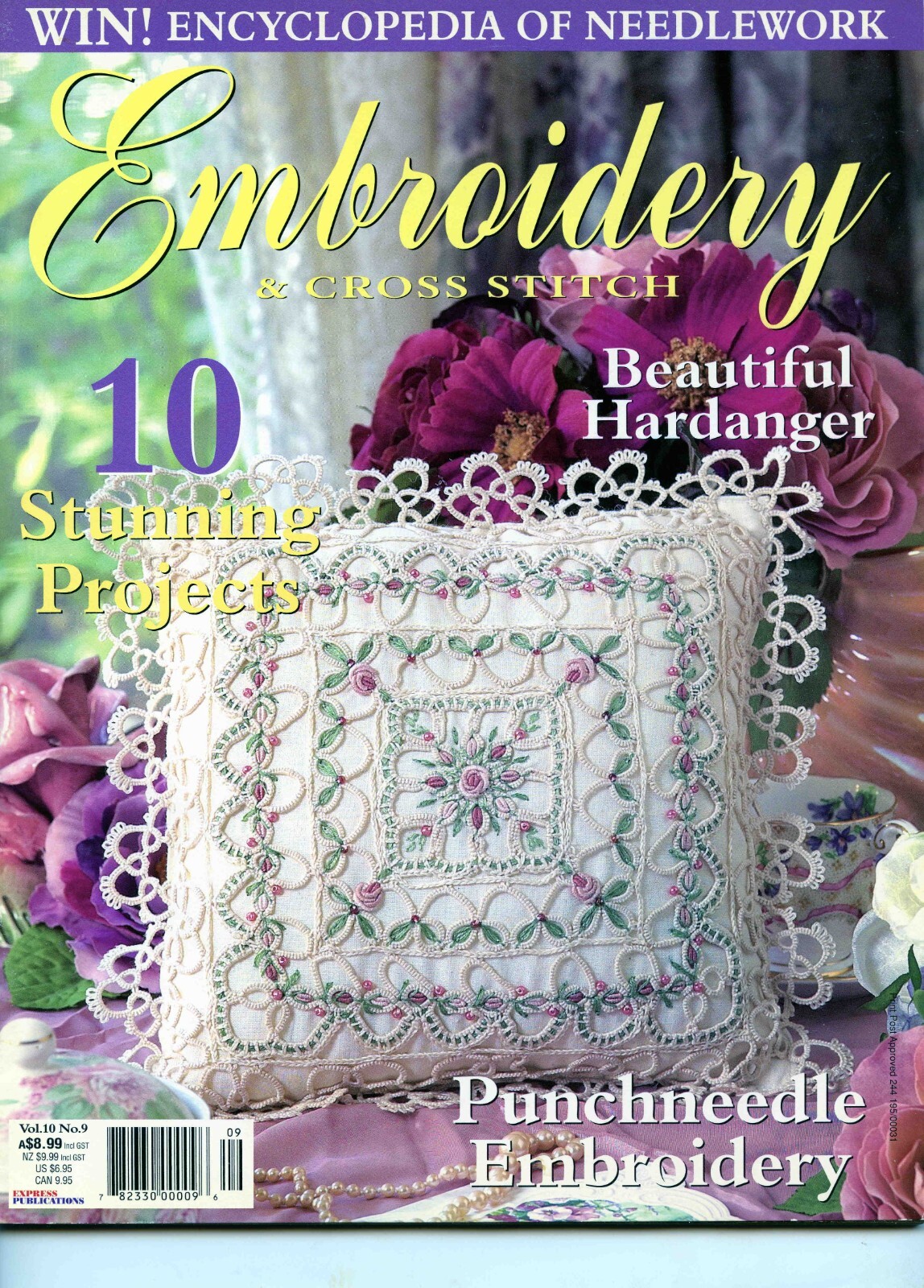 Vtg 2 PC Australian Embroidery & Cross Stitch Magazine Vol 6 No 9 & 10 ...