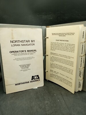 Northstar M1 Loran Navigator Reference Manualw/Operator's Manual & Pilot's Guide | eBay