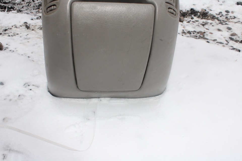 GMT 800 Full Size 99-02 Center Console Insert & Lid Arm Rest Gray OEM ...