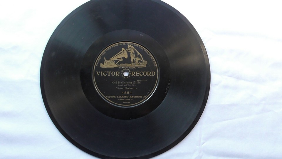 Victor Orchestra 78rpm single 10-inch Victor Records #4884 Old ...