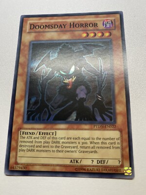 Yugioh Doomsday Horror Super Rare Unlimited PTDN-EN022 MP | eBay