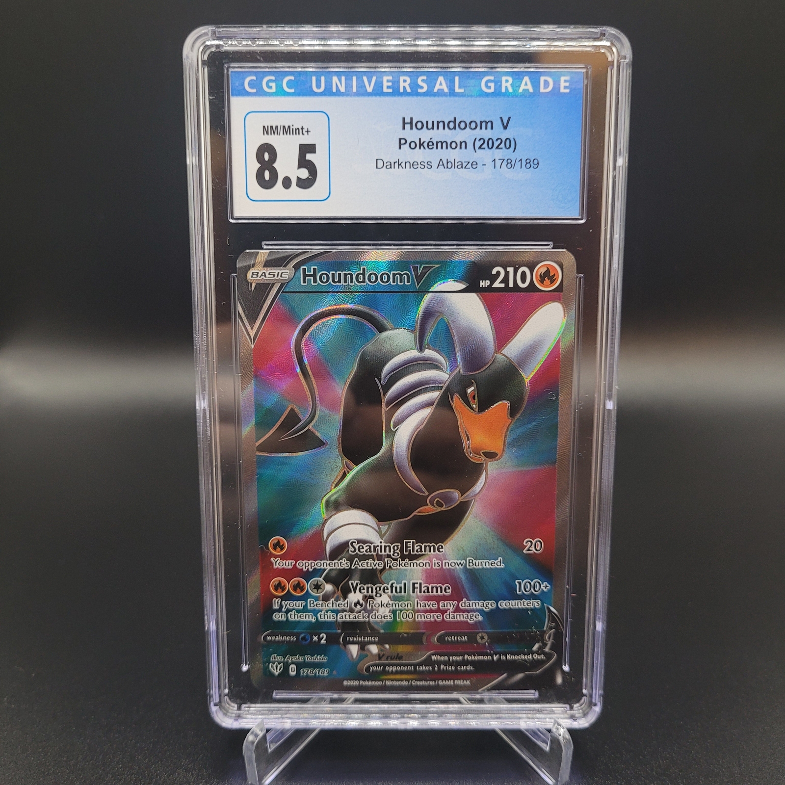 CGC 8.5 Darkness Ablaze Houndoom V 178/189 | eBay
