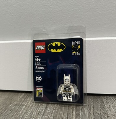 Lego New 2019 SDCC 50th Exclusive Zebra Batman Minifig | eBay