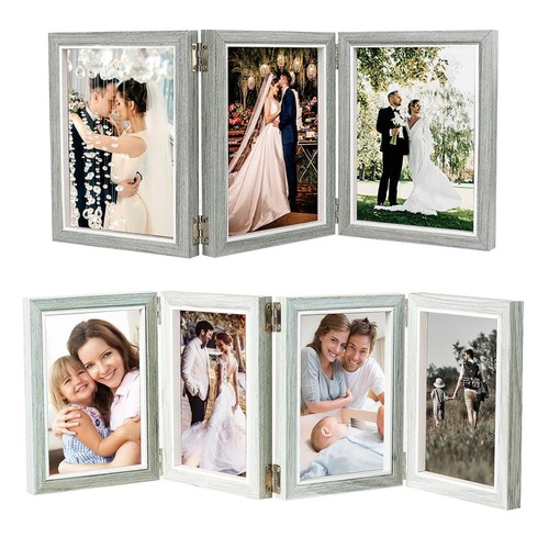 Foldable Picture Frame Desk Picture Frame 6 In 7 In 8 InWooden Hinged ...