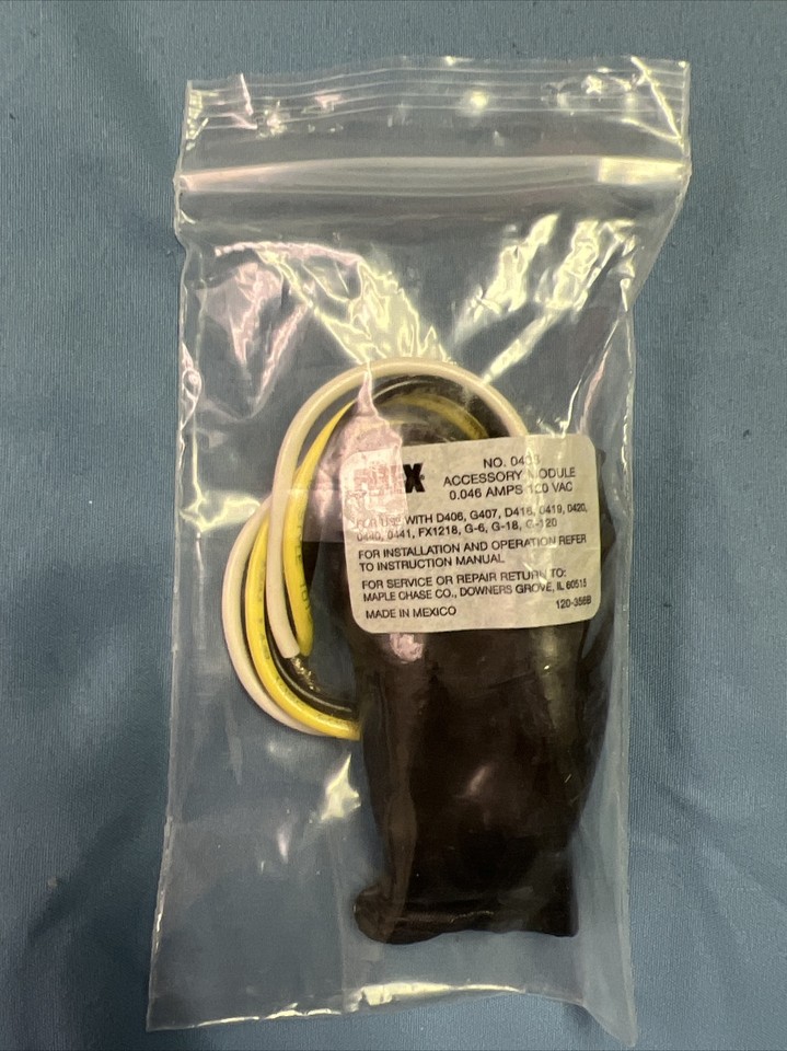 FIREX 498 RELAY MODULE FOR USE WITH 406, 418, 420 SMOKE DETECTORS - NEW ...