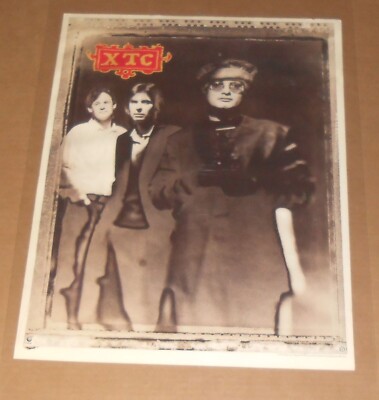 XTC Poster Original 1992 Promo 23x18 Virgin Records | eBay