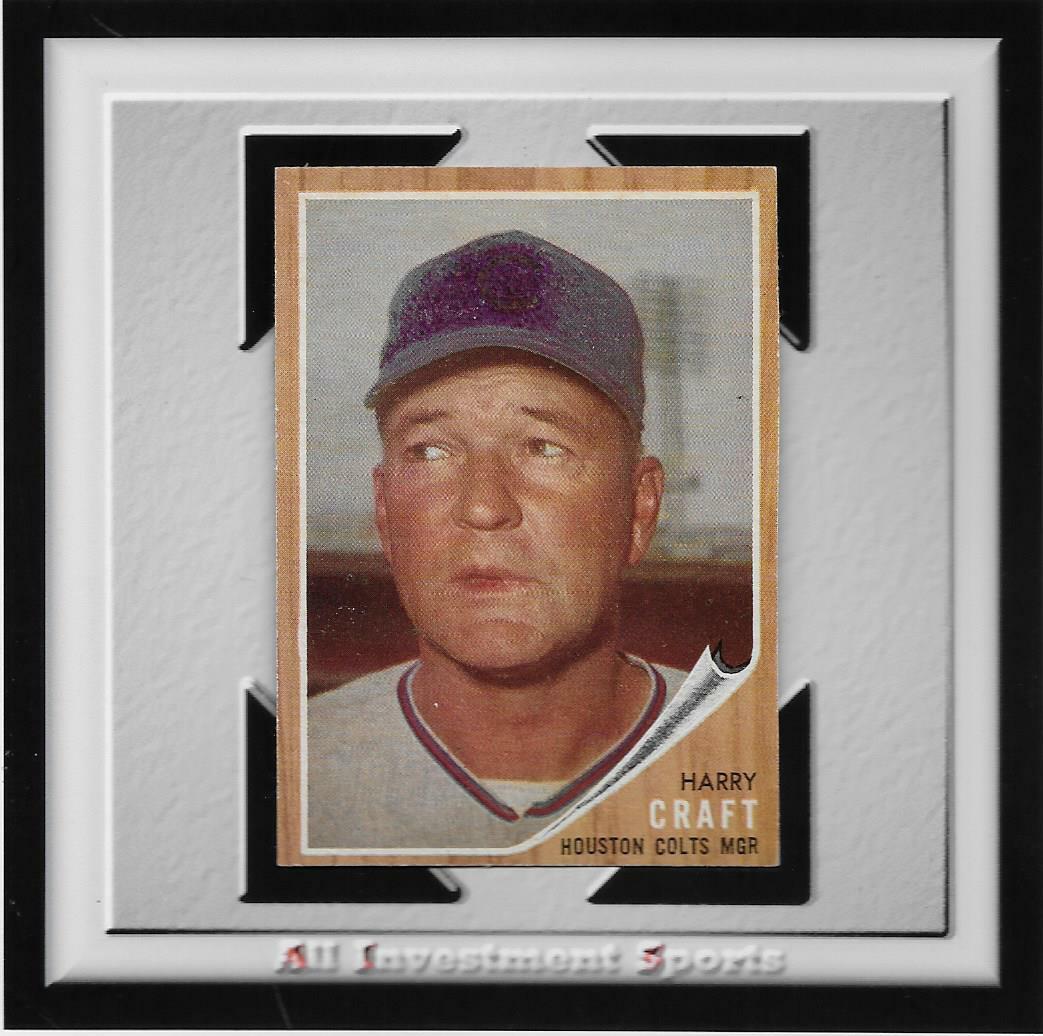 1962 Topps HARRY CRAFT #12 NM+ *superb baseball card for collection ...