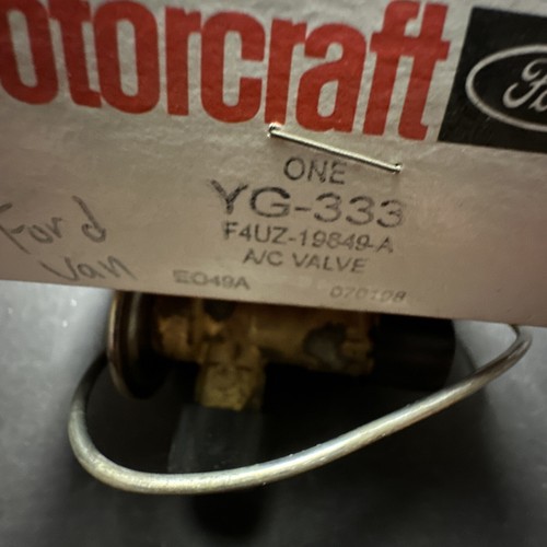 A/C Expansion Valve Motorcraft YG-333 for sale online | eBay