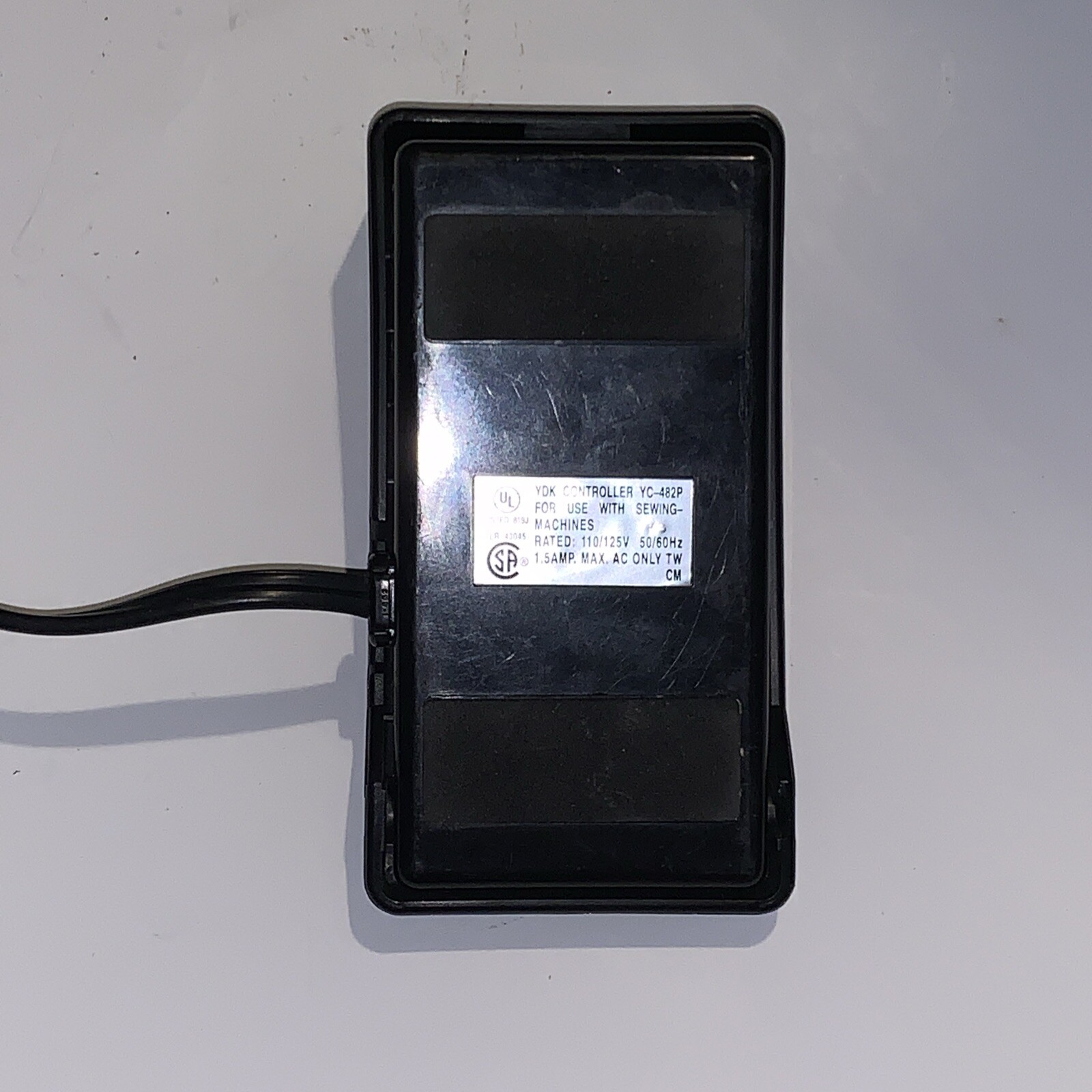 YDK Yc-482p Sewing Machine Controller Foot Pedal 3 Prong 1.5a A2 for ...