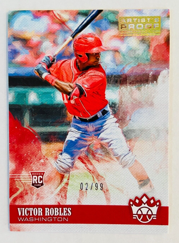 2018 Panini Diamond Kings VICTOR ROBLES Artist's Proof Rookie Card RC ...
