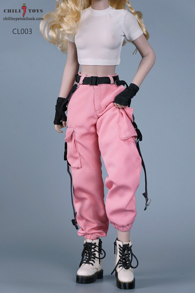 1:6 Female Functional Casual Overalls Clothes Model Fit 12'' PH TBL ...