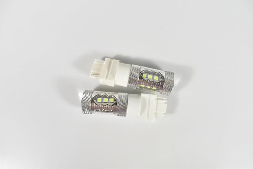 Strobe Reverse Backup Light T25 3156 3456 4156 80W LED Green Bulb Lamp ...