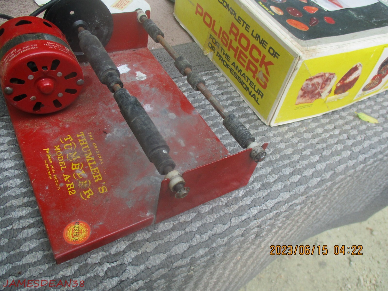 Thumler's A-R2 Coin/Rock Tumbler 6lb Double Barrel Heavy Duty Polisher ...