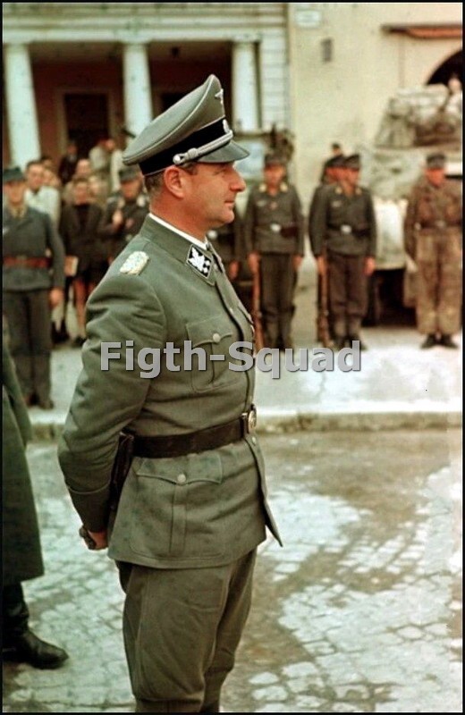 WW2 Picture 1944 Photo German General Karl Wolff in Italy 8250 | eBay