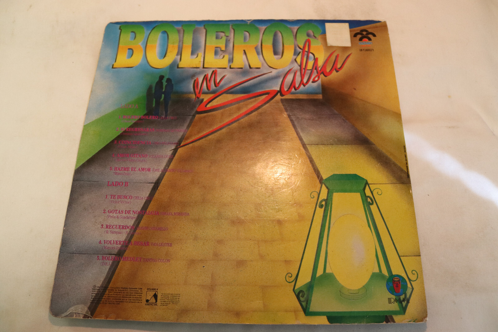 VARIOUS ARTISTS "BOLEROS SALSA" LATIN WORLD COMPILATION 12" VINYL LP ...