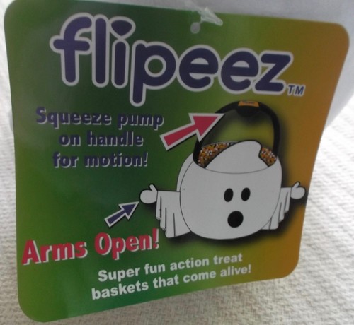 GHOST HALLOWEEN TREAT OR TREAT BAG BASKET - FLIPEEZ - NEW WITH TAG | eBay