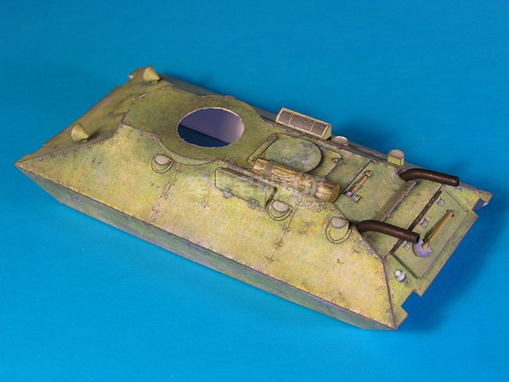 1:50 Paper Model Assembly Soviet BT-SV Light Tank Handmade DIY Model ...