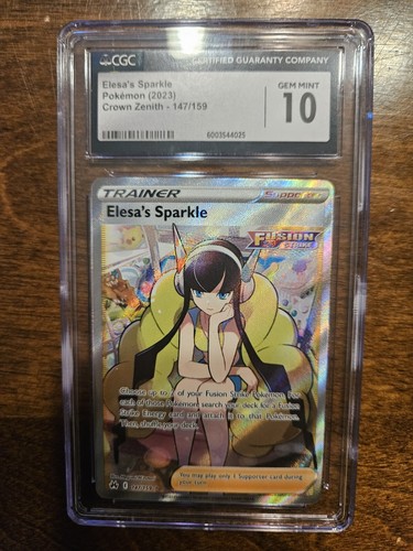 Elesa's Sparkle (Full Art) 147/159 Crown Zenith Holo | eBay