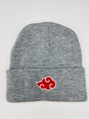 Naruto Shippuden Akatsuki Gray Unisex Beanie - One Size | eBay