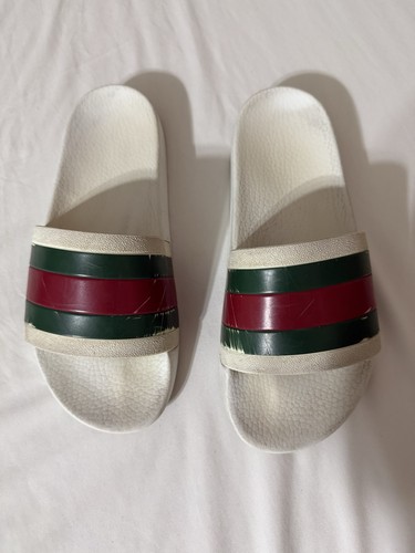 100% Authentic Gucci Mens Pursuit Pool Slides (Size 8) | eBay