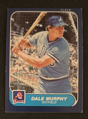 1986 Fleer Dale Murphy Baseball Card #522 Braves HOF OF FR O/C | eBay