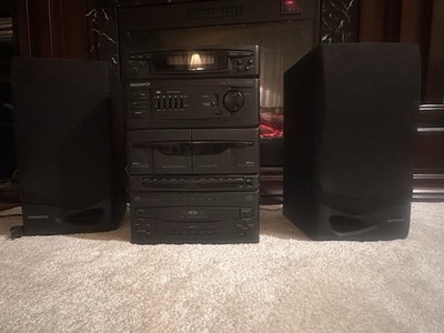 Magnavox FW 36/37 Mini Hifi Stereo, 7 CD Player, Cassette and Recording ...