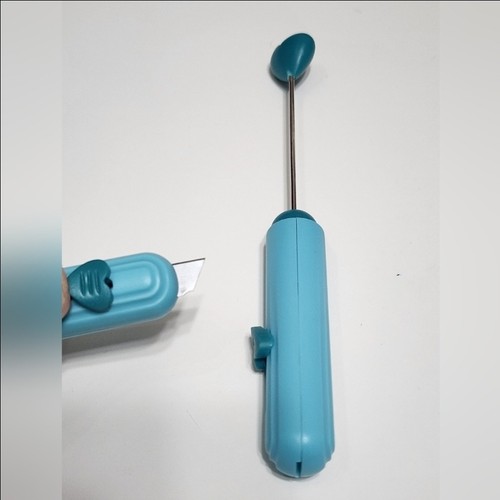 Beadable Box Cutter Craft Supplys Beads Crafting DIY Blue Hearts | eBay