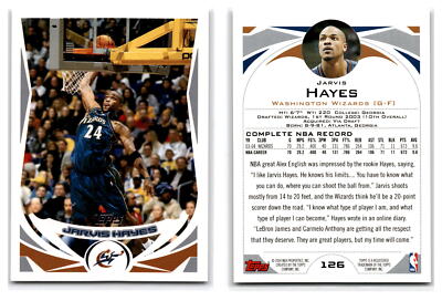 2004-05 Topps #126 Jarvis Hayes - Washington Wizards | eBay