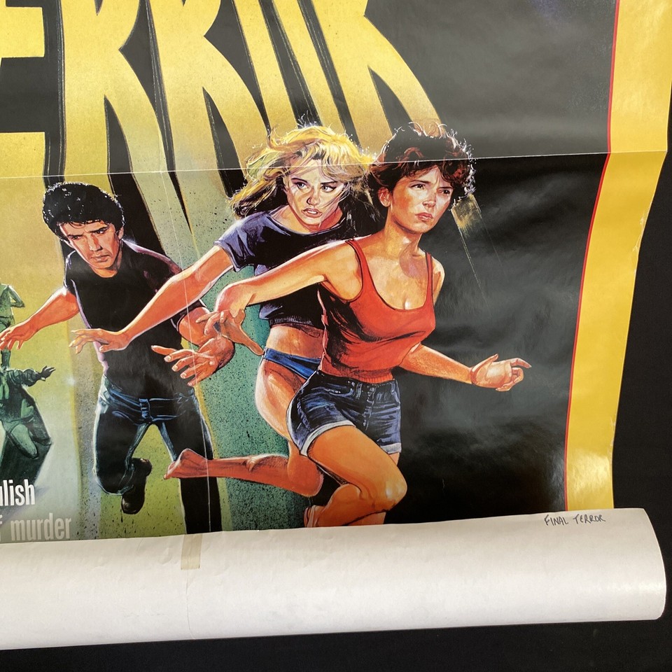 Movie poster The Final Terror original 36x24” Rachel Ward Daryl Hannah ...