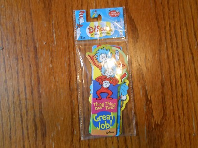 DR. SEUSS GREAT JOB INCENTIVE BOOKMARKS 8 CT - NIP | eBay