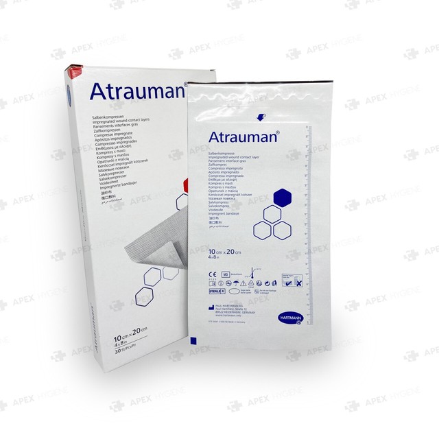 X30 Atrauman Tulle Impregnated Dressings 10 X 20 Cm Wound Aid 499536 ...