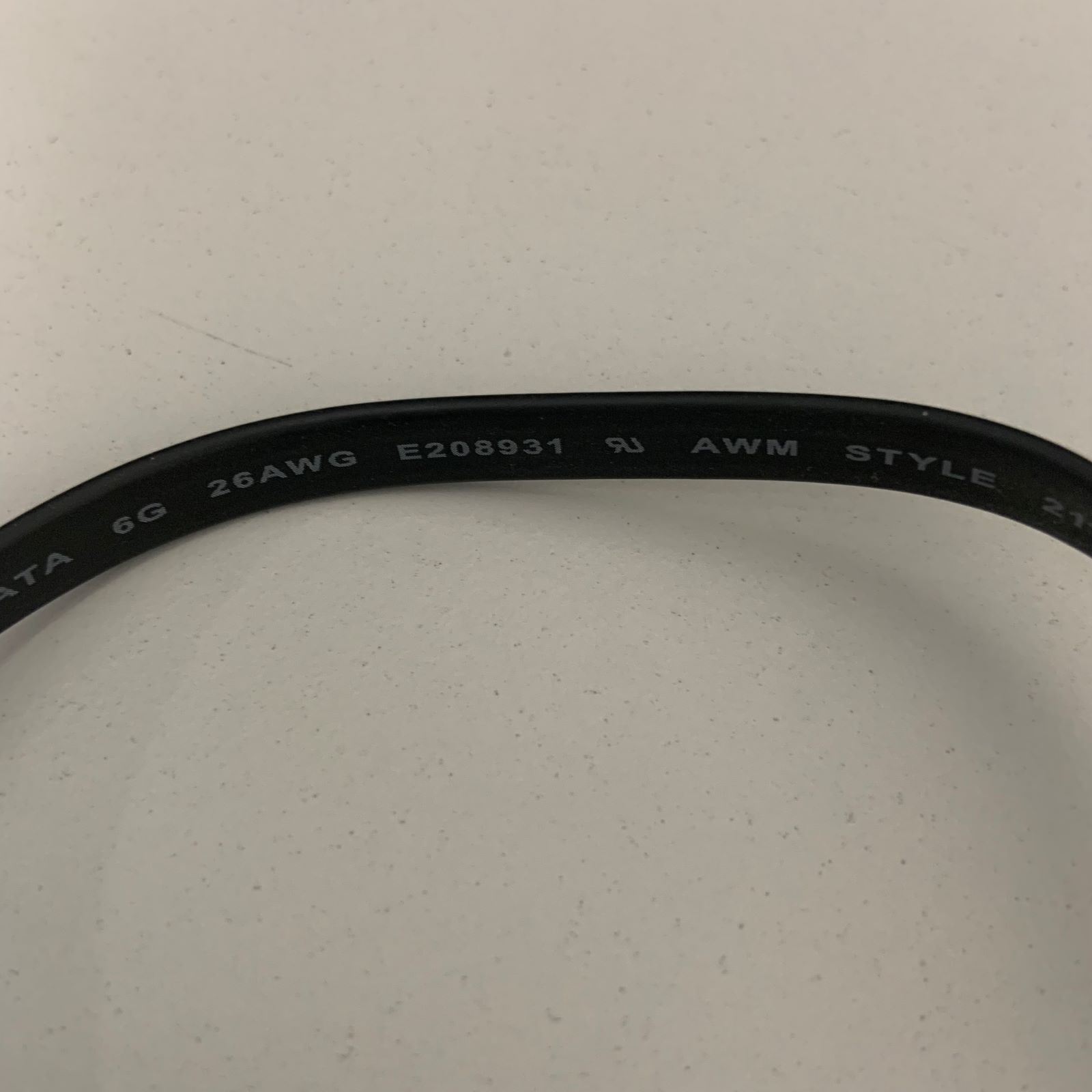 Genuine TRI AWM Wire E208931 21149 SATA Cable ATA 26AWG | eBay Australia