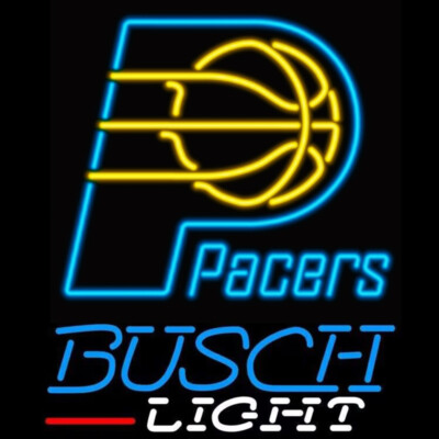 Indiana Pacers Beer Neon Sign Beer Bar Sport Pub Cave Wall Decor 24"x20 ...