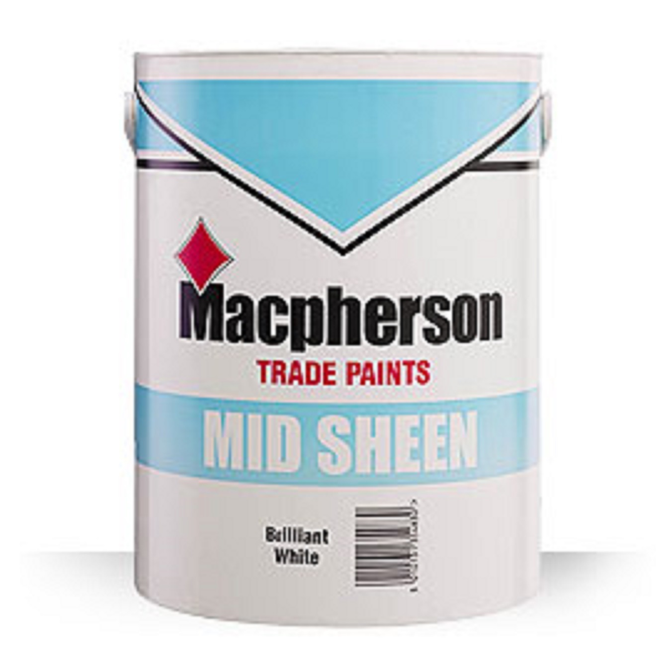 Macpherson Mid Sheen Emulsion 5 LT Brilliant White OR Magnolia (New ...
