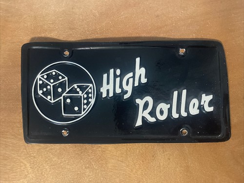 High Roller Dice License Plate Novelty Thin Plastic | eBay
