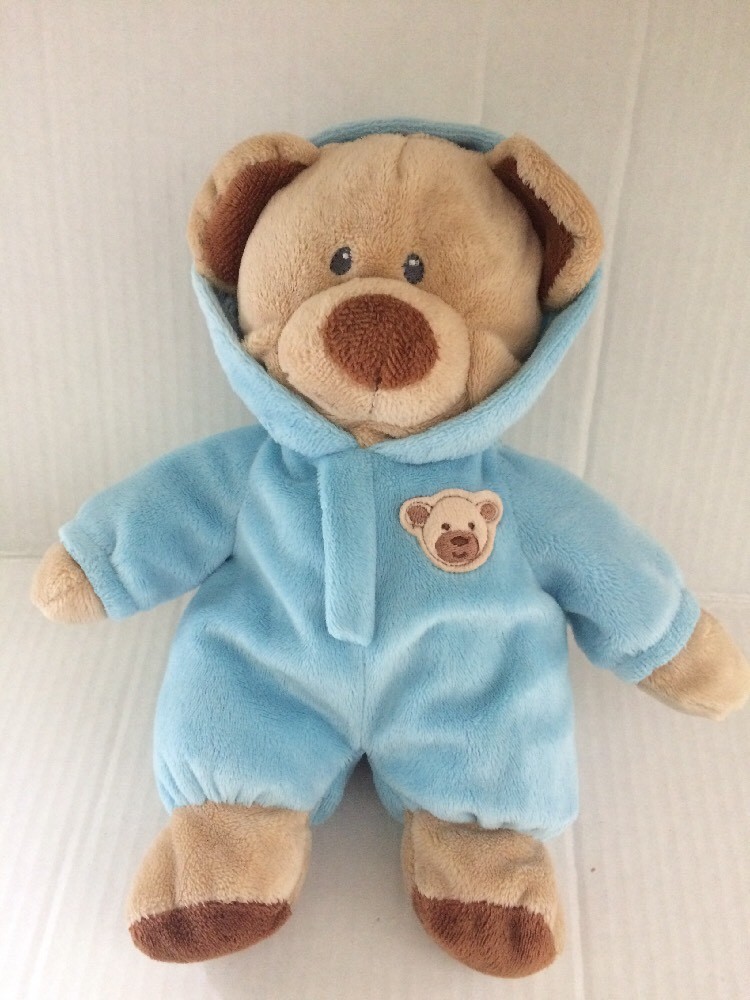 Ty Baby PJ Bear Blue Non-Removable Pjs Pluffies Plush 2012 Lovey Toy | eBay