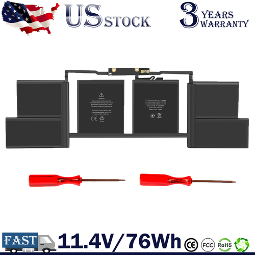 A1820 A1707 Battery for Apple Macbook Pro 15" Late 2016 Mid 2017 EMC ...