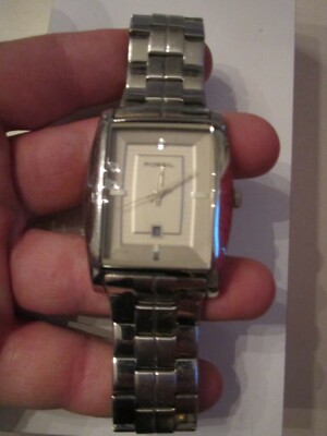 MEN'S FOSSIL TANK WATCH - HEAVY WATCH - 250903 STAINLESS STEEL - BBA-38 ...