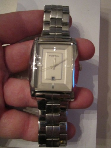 MEN'S FOSSIL TANK WATCH - HEAVY WATCH - 250903 STAINLESS STEEL - BBA-38 ...