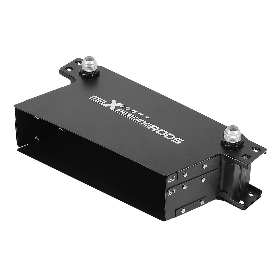 10 Row Oil Cooler Kit Universal 10AN Transmission Engine Aluminum ...