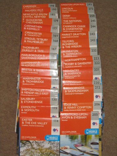 OS Ordnance Survey Explorer maps - latest versions 2015 onwards - as ...