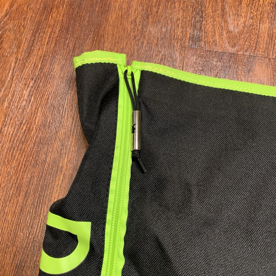 Dutch Bros Brothers Coffee Lg Black Backpack Neon Green Logo Rare Bag ...
