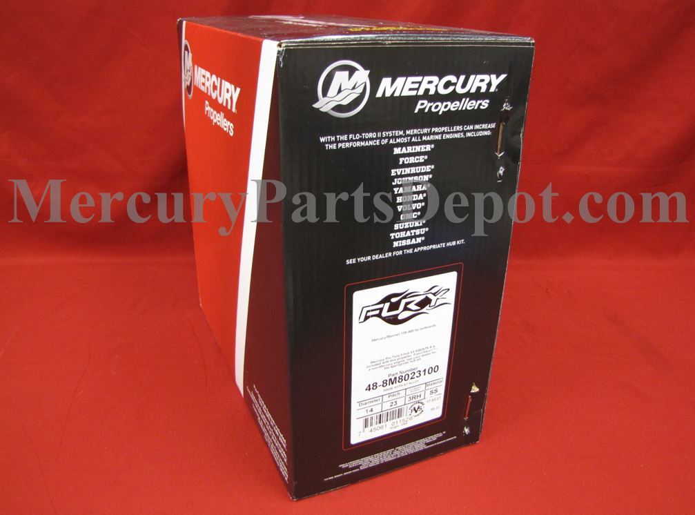 Mercury Fury Propeller 14 x 23 Pitch - 48-8M0151271 | Standard Rotation ...