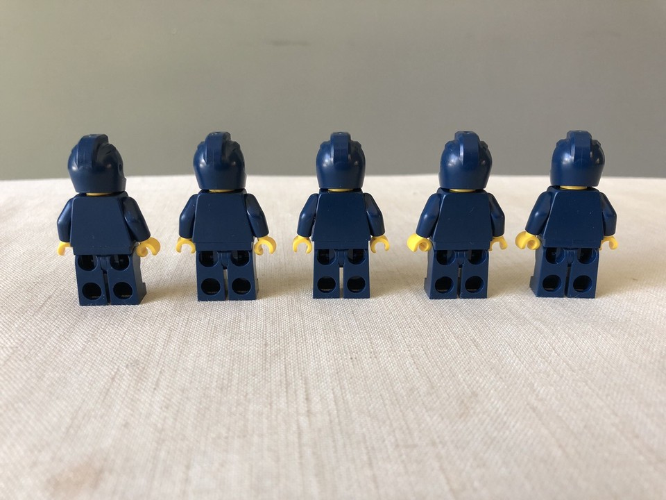 LEGO Dark Blue Spaceman Classic Space (Lot Of Five) | eBay