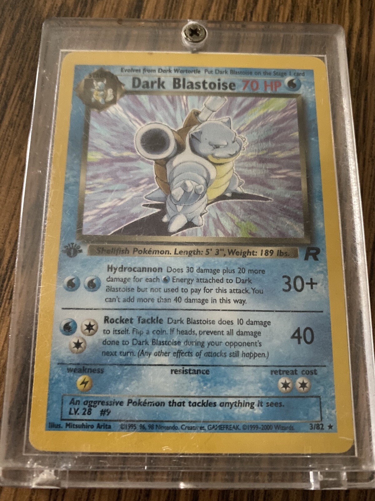 First Edition Dark Blastoise Holographic | eBay