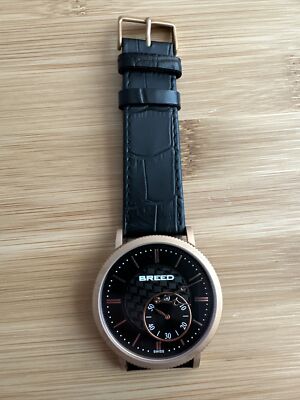 Modern 43mm Breed George and Maxwell Steel Slim Quartz Swiss Made ...