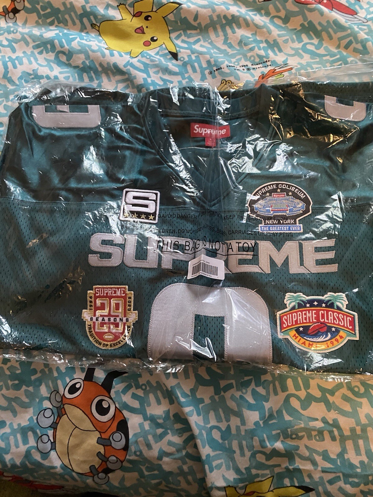 Supreme Championships Football Jersey (FW23) Dark Teal Sz Large ...
